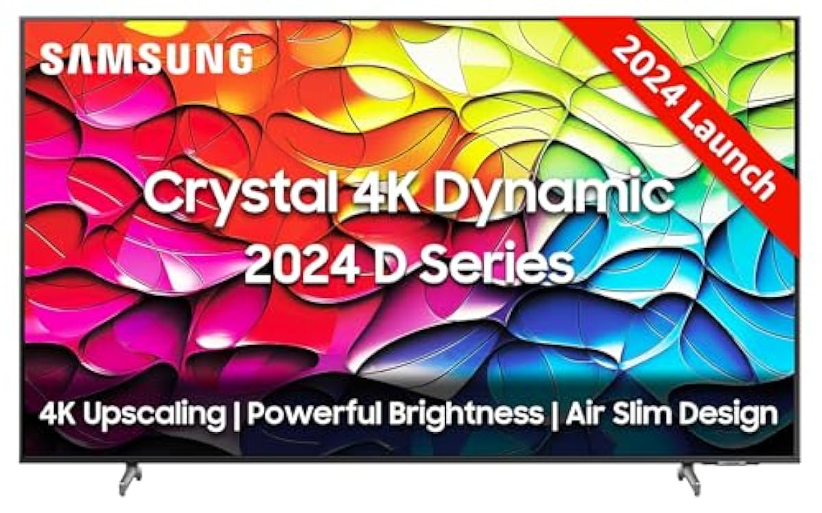 Samsung 108 cm (43 inches) D Series Crystal 4K Vivid Pro Ultra HD Smart ...